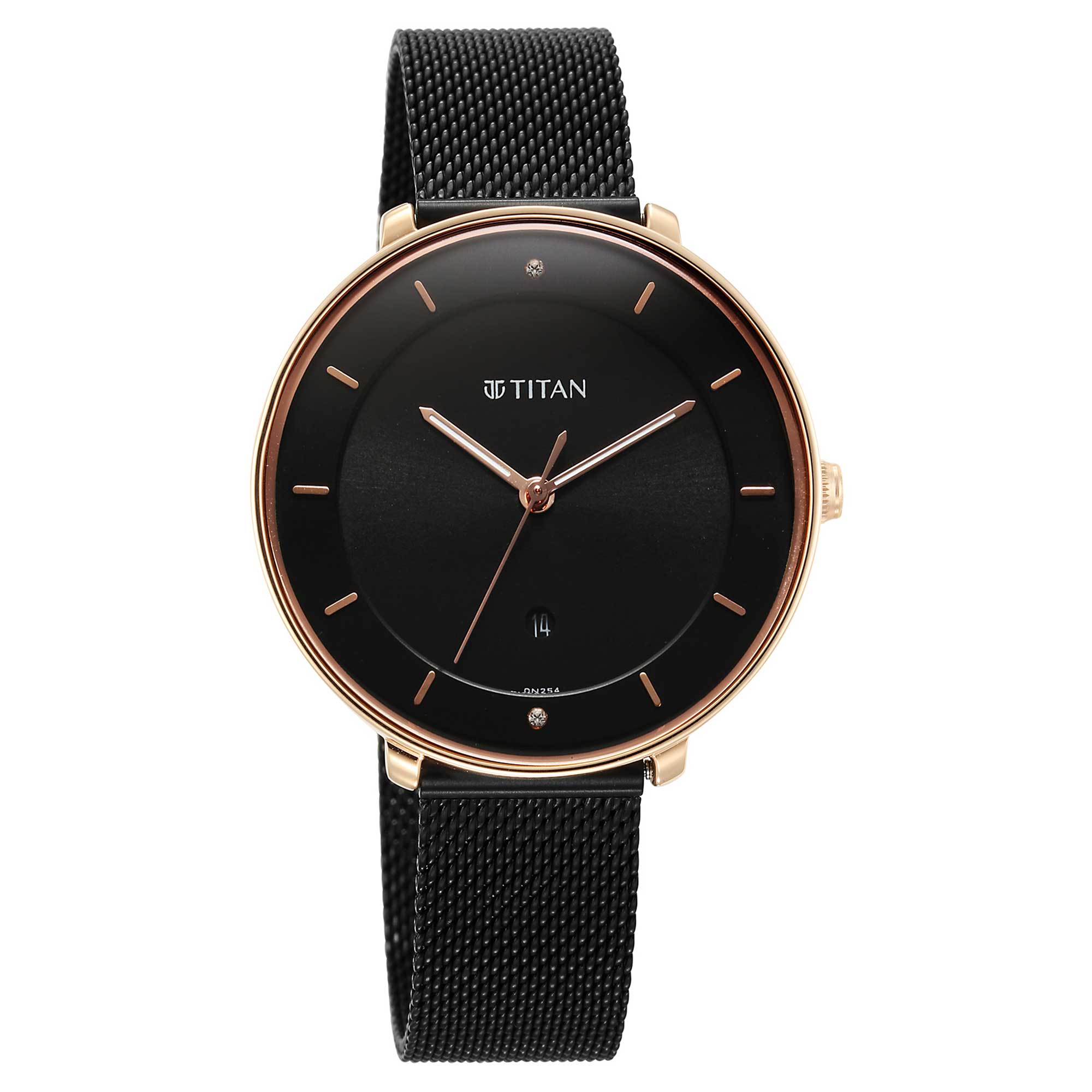 Buy Titan Noir Black Dial Analog Stainless Steel Strap watch for Women Nepal Trade Network Pvt. Ltd