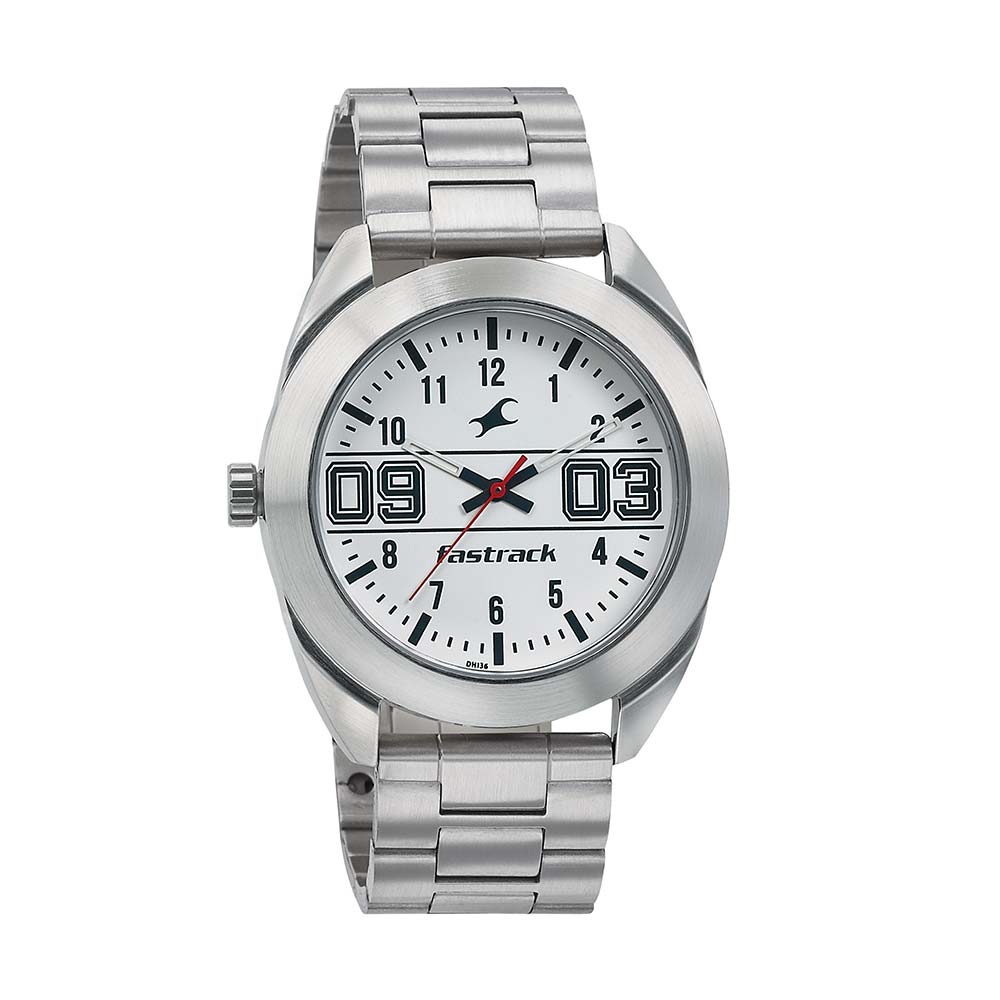 Fastrack Varsity White Dial Analog Watch for Men 3175SM01 – Nepal Trade ...